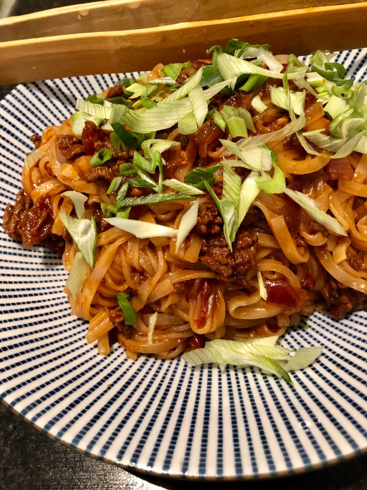 Spicy Beef Sambal Noodles