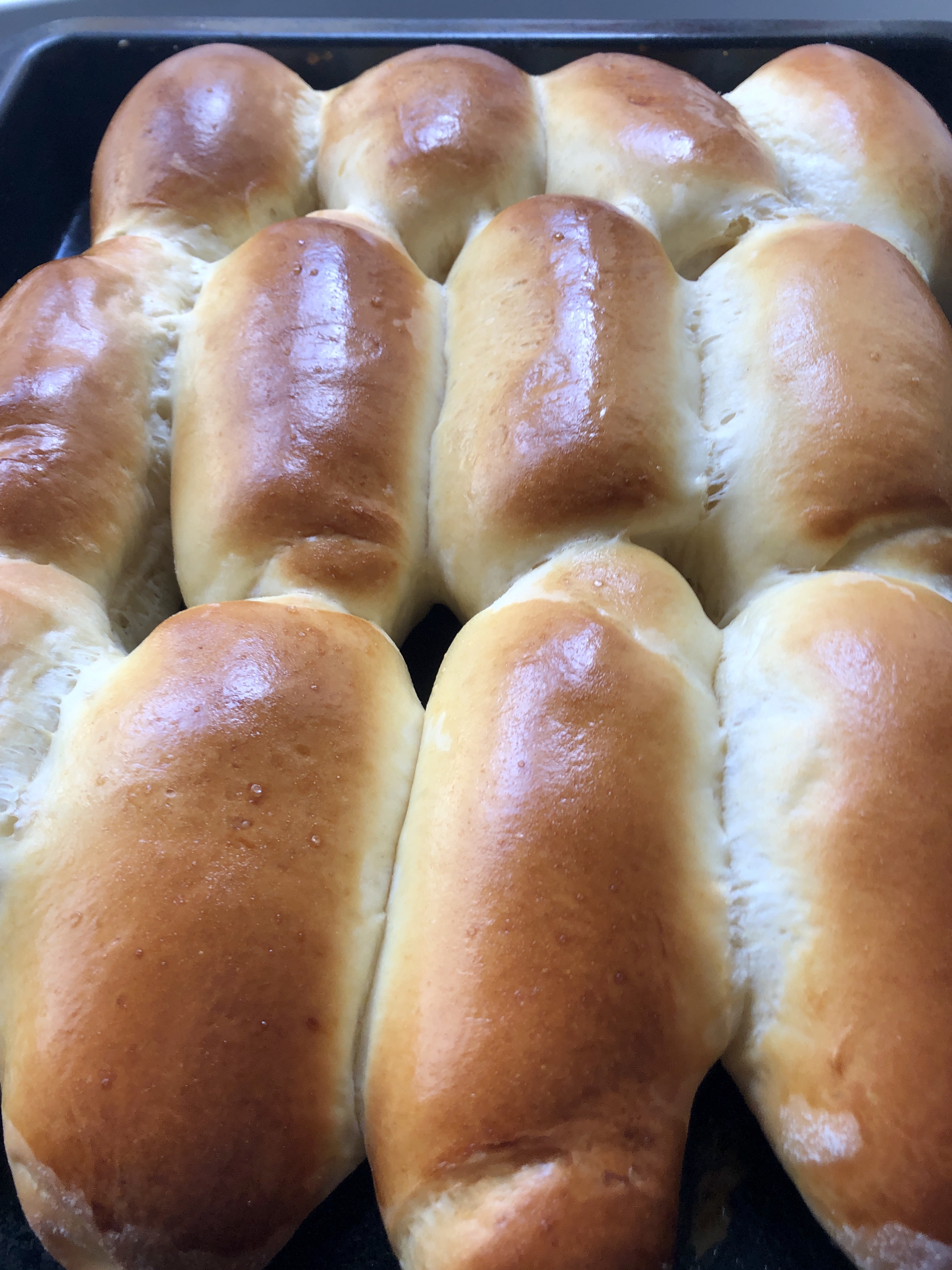 Soft and fluffy Japanese Rolls