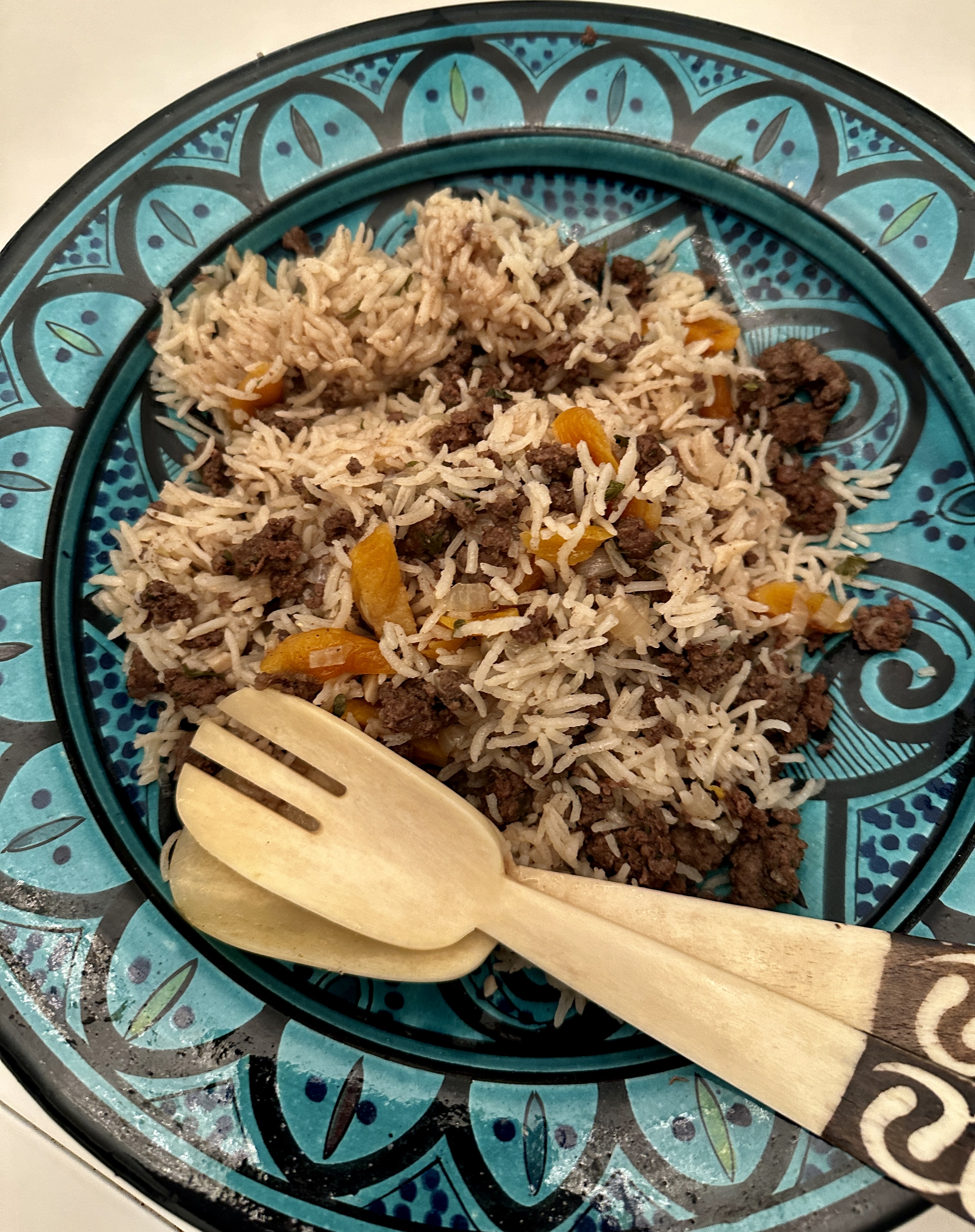 Iranian Rice Pilaf with Lamb – Geisi Polow